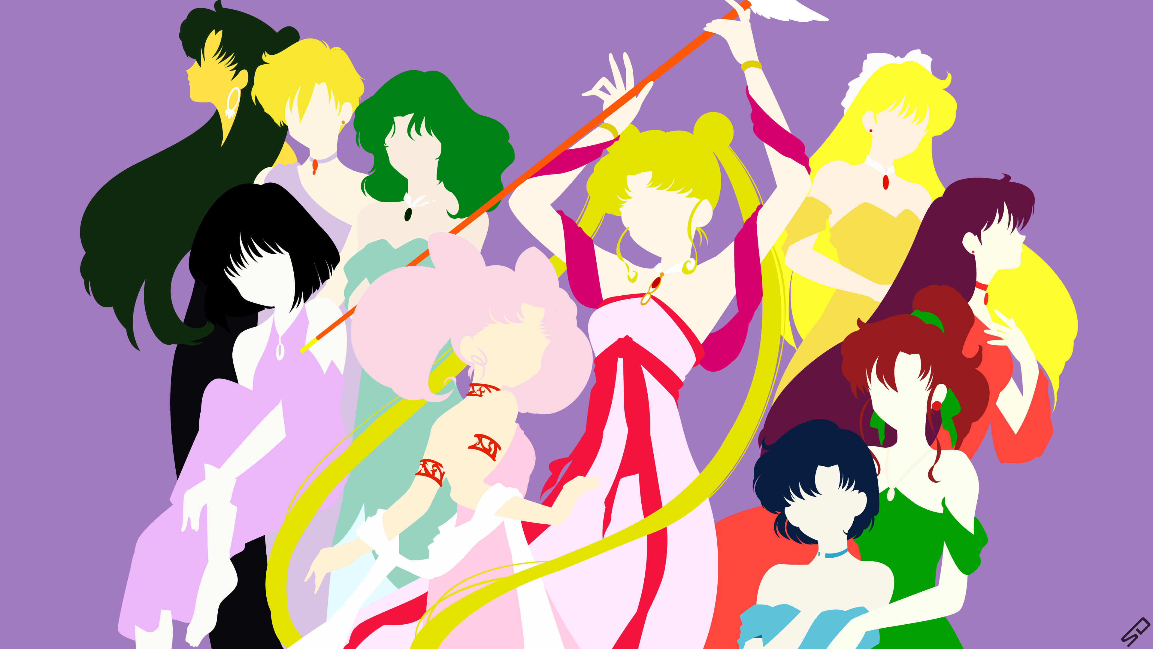 Sailor Moon 4k Ultra HD Wallpaper by selflessdevotions
