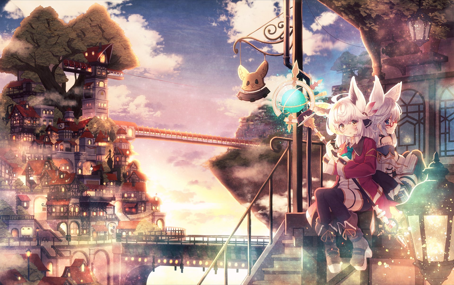 Enchanted Evening - Anime Original HD Wallpaper by Nagishiro Mito