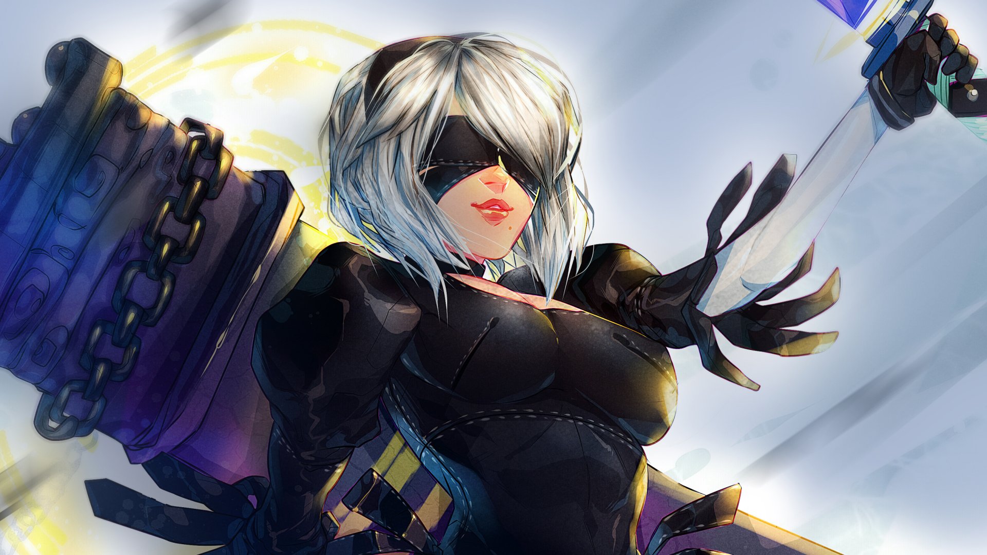 YoRHa No.2 Type B — Nier (Video Game) 2K Quad HD Wallpaper by xdtopsu01 ...