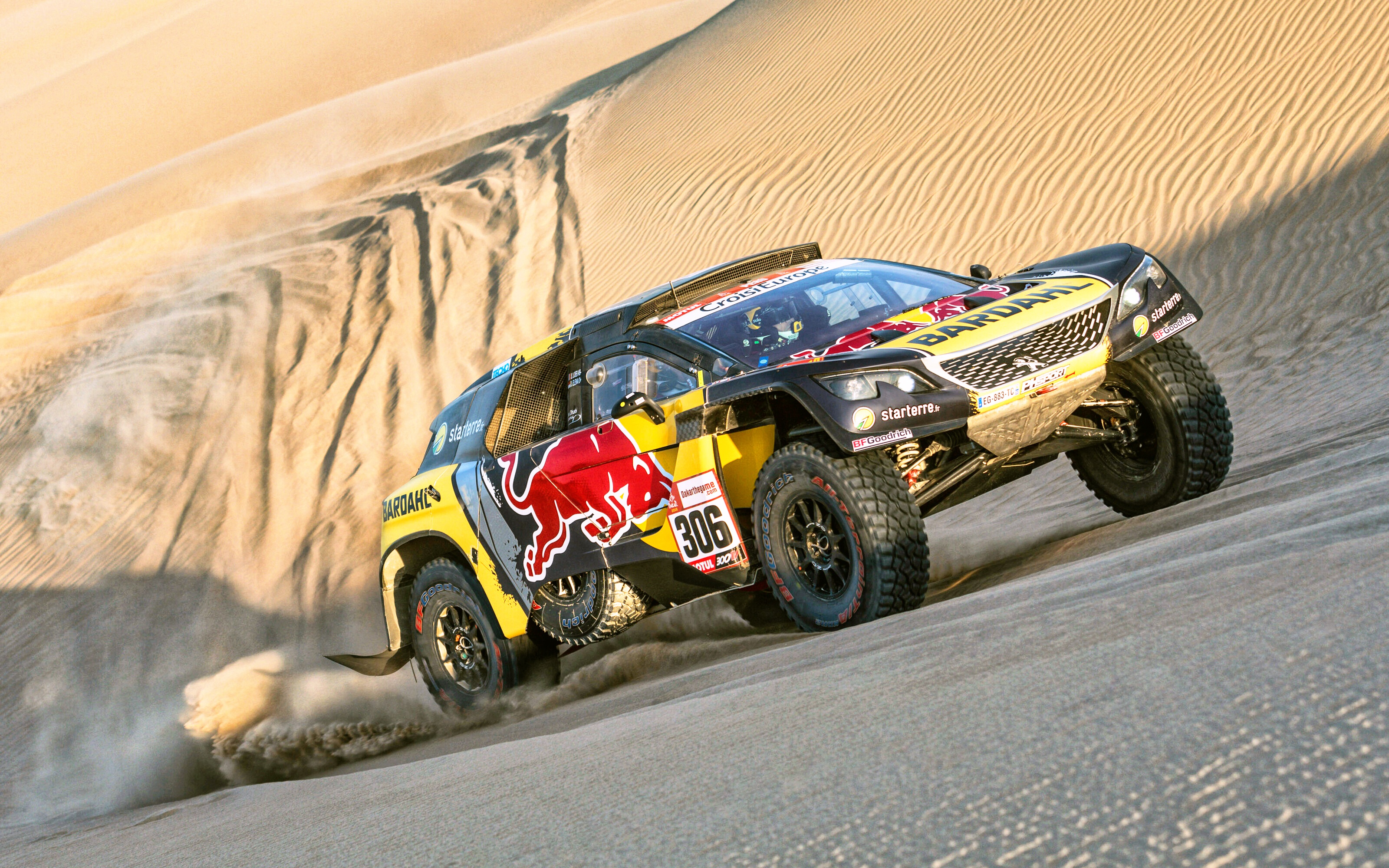 Download Sand Car Vehicle Rallying Sports HD Wallpaper