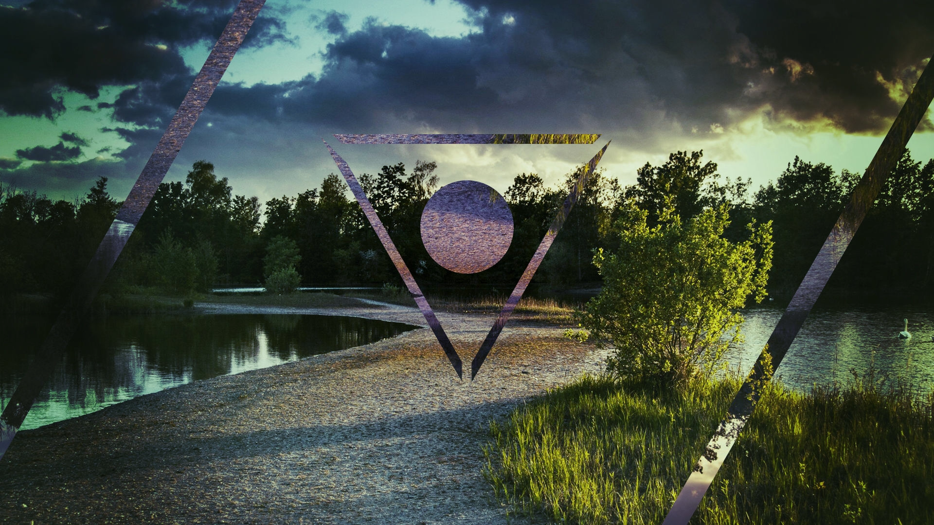 Download Landscape Artistic Polyscape HD Wallpaper