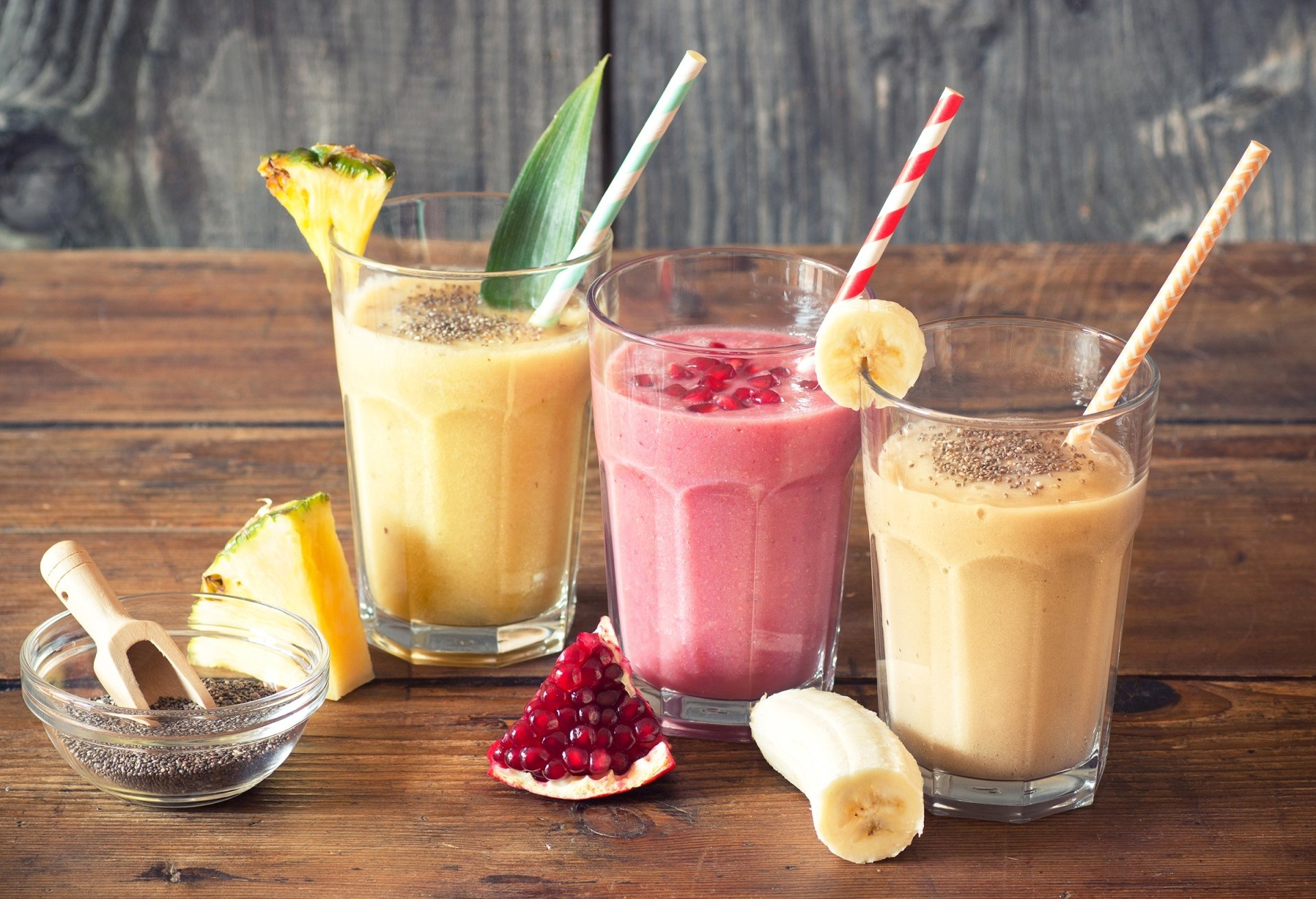 Tropical Fruit Smoothie Delight – Refreshing HD Food & Drink Wallpaper ...