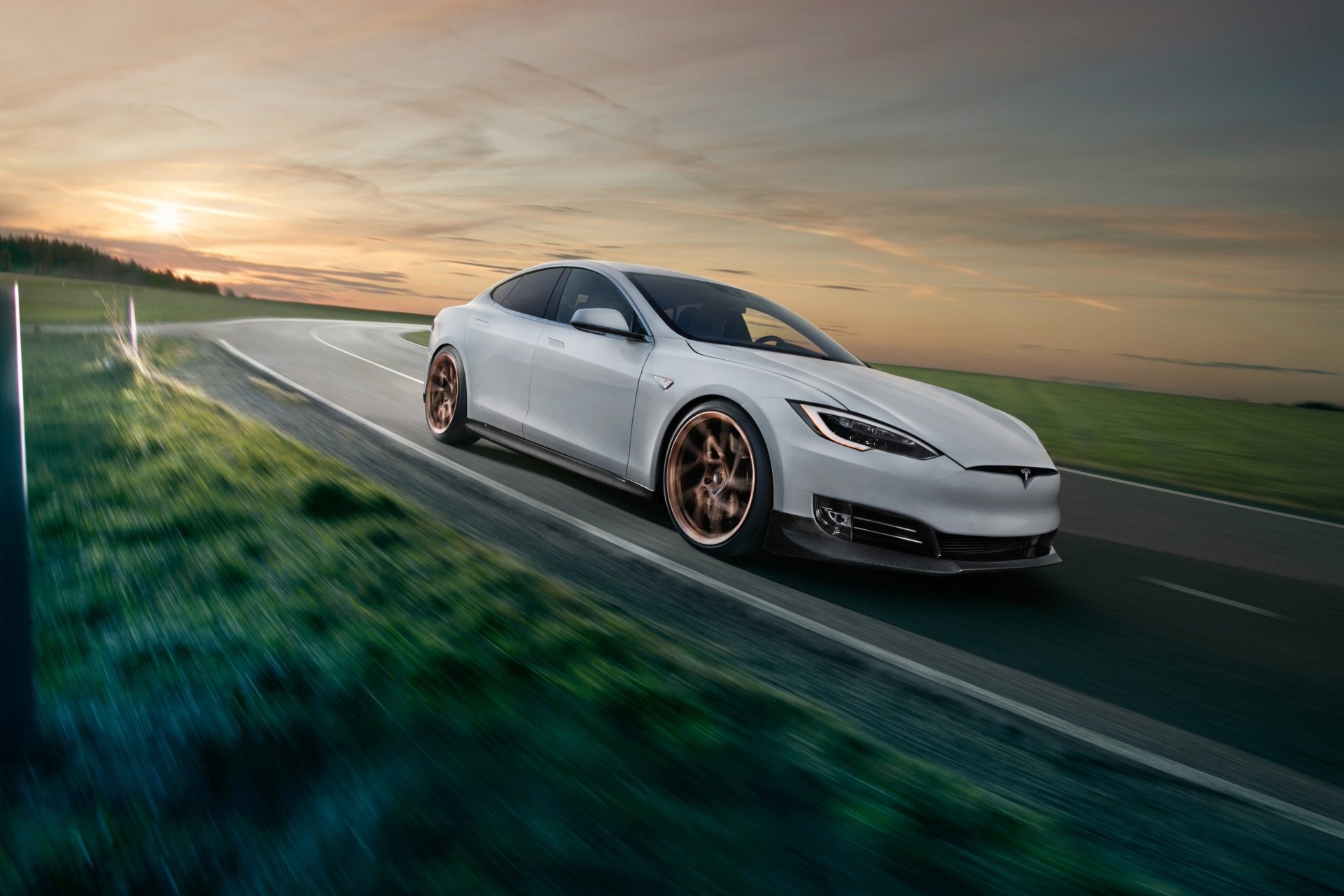 Download White Car Car Tesla Motors Vehicle Tesla Model S 4k Ultra Hd
