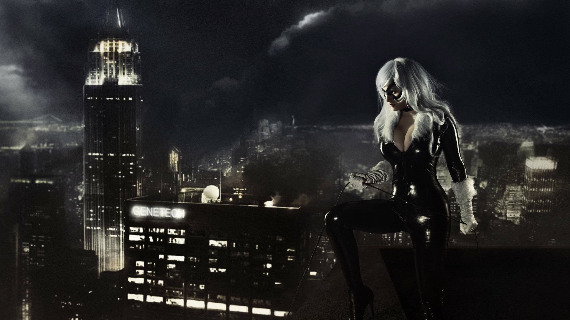 Download Black Cat (Marvel Comics) Woman Cosplay 8k Ultra HD Wallpaper
