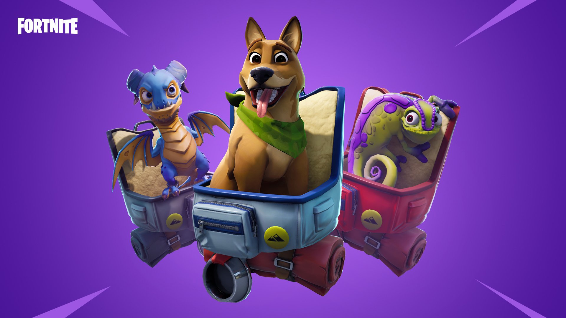 Fortnite HD Wallpaper: Adorable Pets Ready for Battle! | 1920x1080 ...