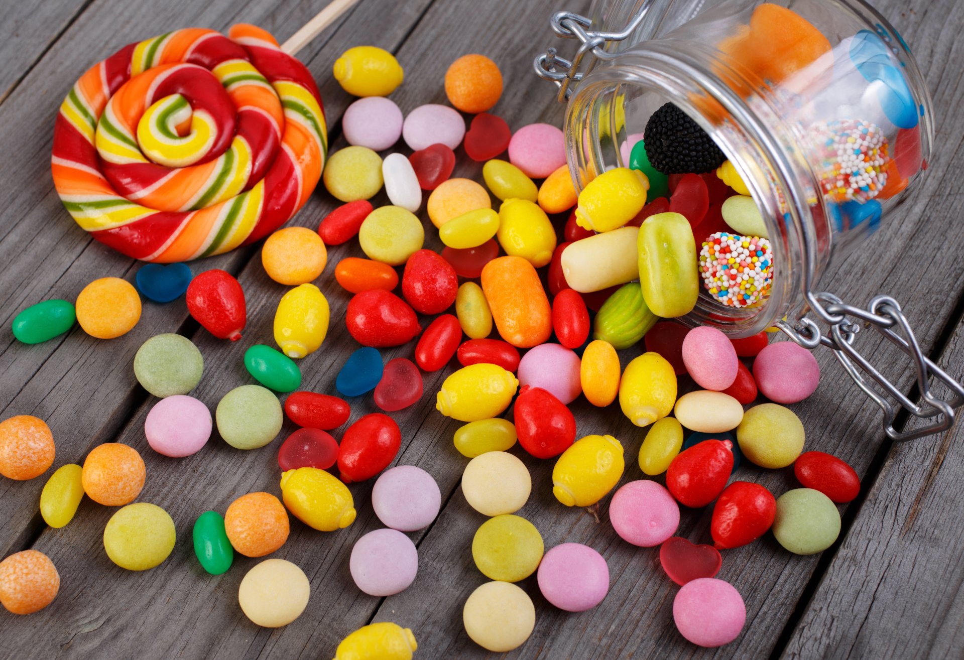 Download Sweets Lollipop Food Candy HD Wallpaper